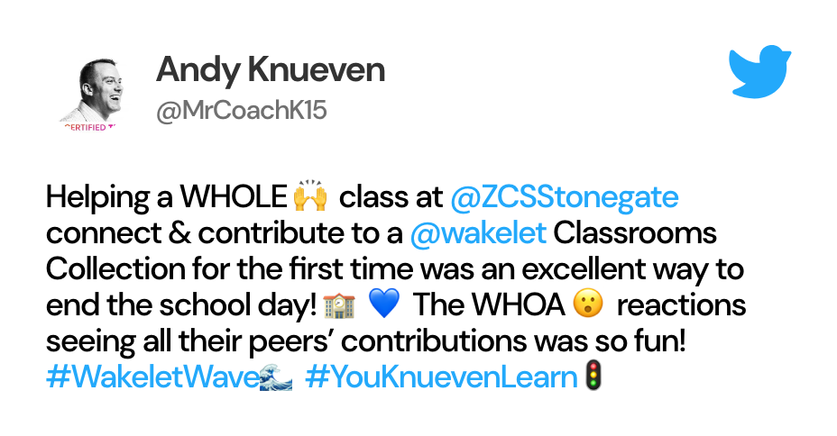 Wakelet for School Districts